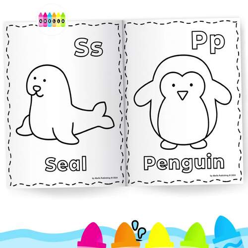 Under the Sea Ocean Animals Coloring Sheets for Kindergarten, Pre-K ...