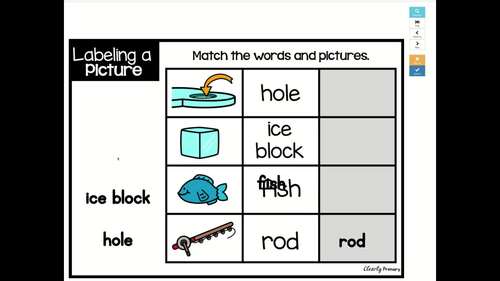 Winter Label a Picture Activities | Boom Cards™ - Distance Learning