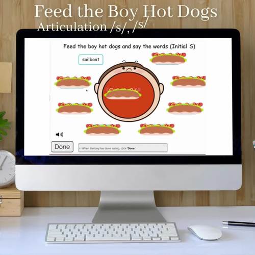 Feed the Body Hot Dogs: S, S-blends, Z - Boom Cards™ by Suzuki Speech ...