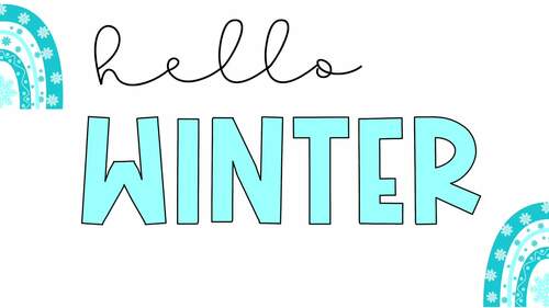 January Morning Slides Templates Editable Winter New Year Daily Agenda ...