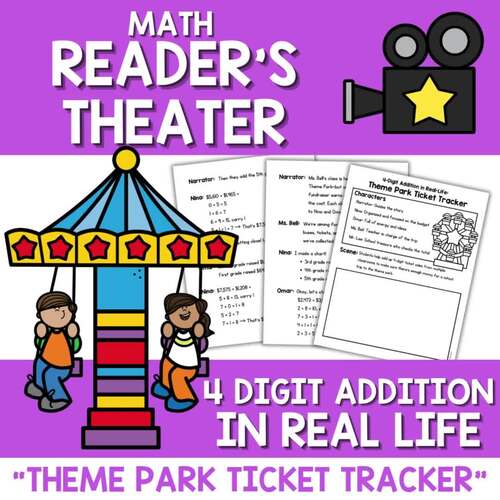 4 Digit Addition Math in Real Life Skit | Readers Theater Fun 3rd Grade Activity