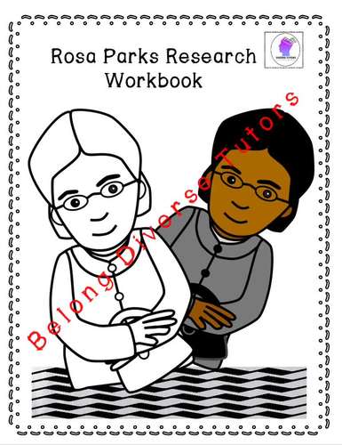 Rosa Parks the American Civil Rights Activist work pack by Diverse Tutors