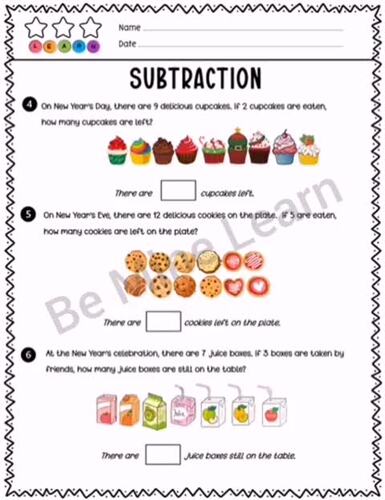 New Year's Math Word Problems within 20║Addition and Subtraction