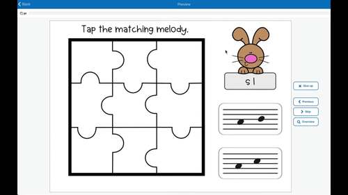 Spring Puzzle Boom Cards™ - Read Solfa Patterns La, Sol, Mi on the ...
