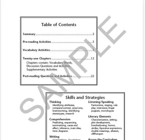 The Return of the Indian Novel Units® Teacher Guide Novel Study | TPT