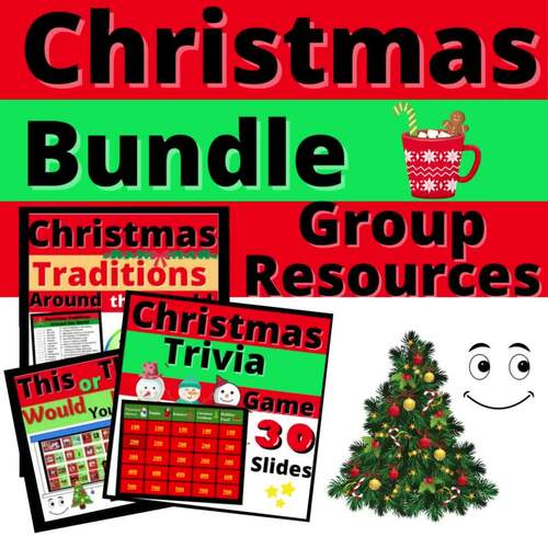 Christmas Group Bundle Resources Jeopardy Would You Rather World by ...
