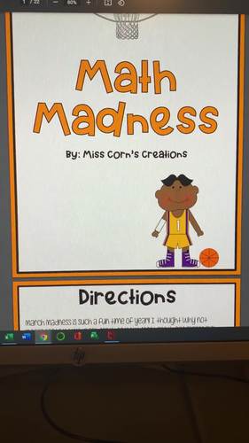 Math Madness by Teaching with Miss Corn | TPT