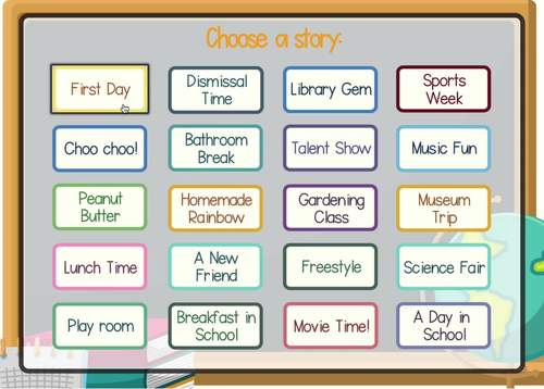 Back to School Sequencing 3 Events BOOM Cards Digital Resource Speech ...