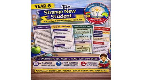 Grade 6 Comprehension Passage + Questions: The Strange New Student