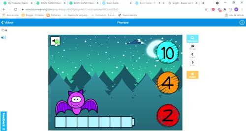 BOOM CARDS HALLOWEEN: MEASURING LENGTH | Digital Measure by Ms Herraiz