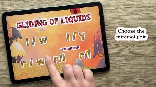 Minimal Pairs Hide & Seek Speech - Fall Theme - PowerPoint & Boom™ Cards