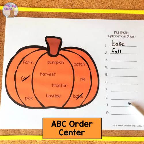 Fall Math & Literacy Activities Bundle by The Teaching Rabbit | TpT