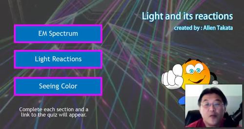 Light and the EM Spectrum - Interactive Captivate lesson by Takatascience