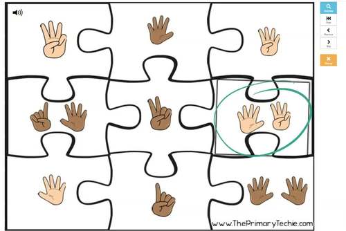 Boom Cards Number Sense Puzzles - Distant Learning by The Primary Techie