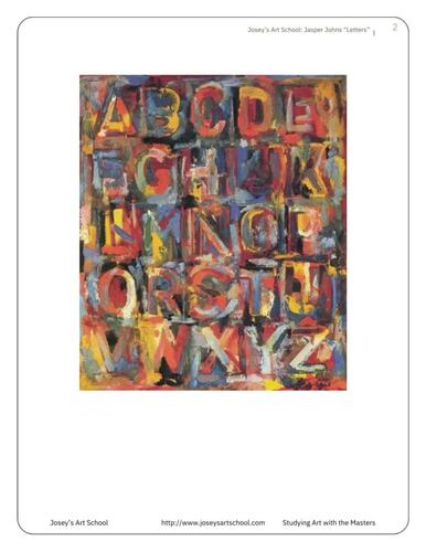 Jasper Johns Art Lesson 2nd - 5th Grade Neo Dada Pop Artist | TPT