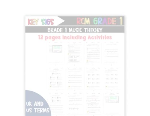 Music Theory COMPLETE Grade 1 Exam Prep ABRSM RCM No Prep Bell Ringers ...