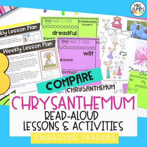 Chrysanthemum Read Aloud Comprehension Lessons, Activities and Craft