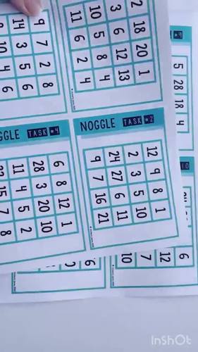 NOGGLE Math Puzzles Gifted and Talented Students Early Finishers