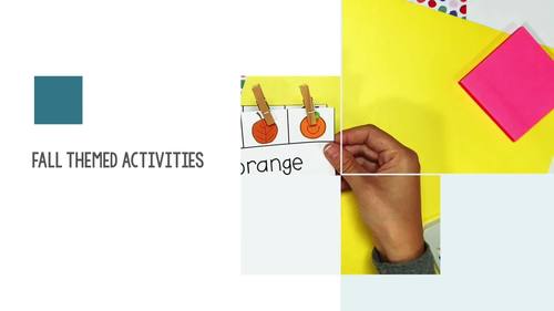 Toddler, Preschool, and Kindergarten Fall Themed Activities Fall Math ...