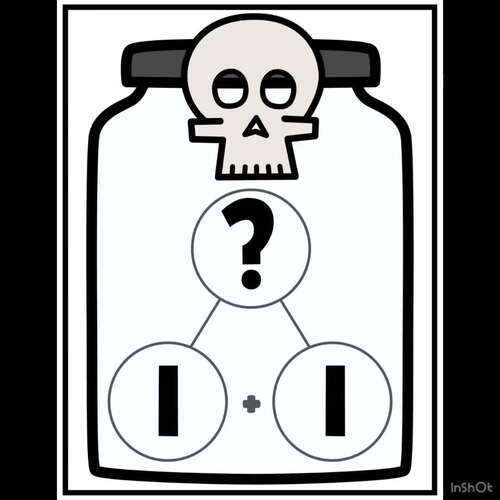 Mental Math | Adding 1 More | Halloween Theme Matching Cards + Posters
