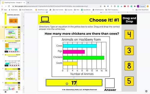 3rd Grade Graphing | Digital Centers | Google Classroom™ by Mr ...