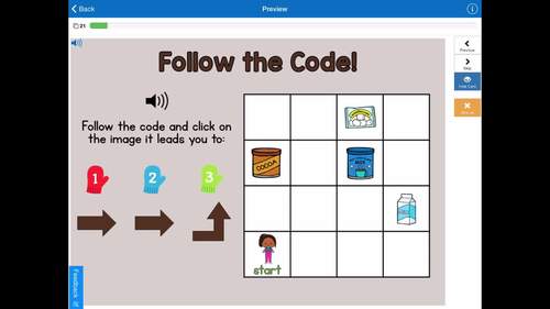 Hot Chocolate Directional Coding Activities Digital Task Cards with ...