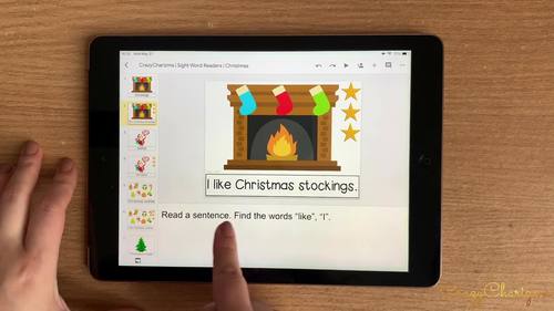 Christmas Emergent Reader | Reading Fluency Practice with Simple Sentences