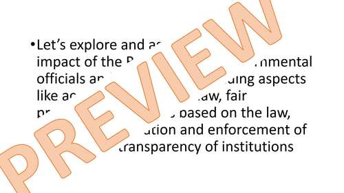 The Rule of Law PowerPoint Notes Trifold Brochure Scenarios SS.7.CG.1.11