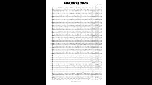 Beethoven Rocks - Flex Arrangement for All- band, strings and more