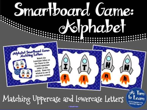 Alphabet Game: Matching Letters (Smartboard/Promethean Board) | TPT