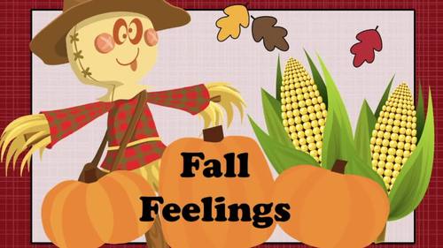 Fall Pumpkin Feelings Counseling SEL Lesson Identify Emotions I ...