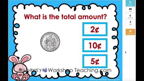 Boom Cards Math Money Coin Values Adding Digital Task Cards Distance ...