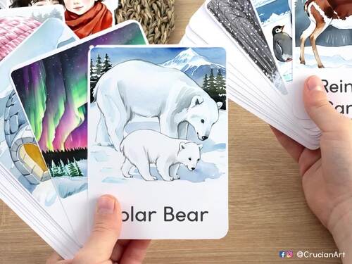 Winter Season Three-Part Cards: Visual Card and Word Matching for Early ...