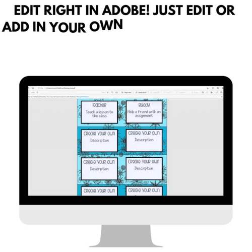 Customizable Coupons for Rewards and Incentives | Winter Theme | TPT