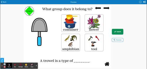 Describe it! Spring BOOM Card™ by SC Speechie | TPT