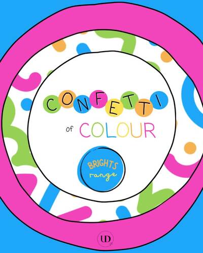 CONFETTI OF COLOUR Brights Classroom Essentials Bundle | Decor | Editable