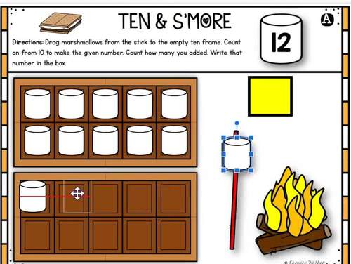 Making Teen Numbers 11-20 Ten and Some Ones Digital Math Center on ...