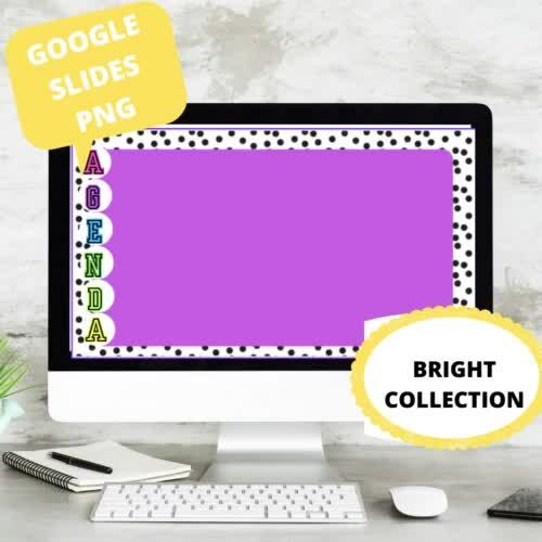 Google Slides - Bright Collection by Glitz Glam and Lesson Plans