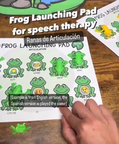 Ranas de Articulación A Speech Therapy Toy Companion (Español) by Panda ...