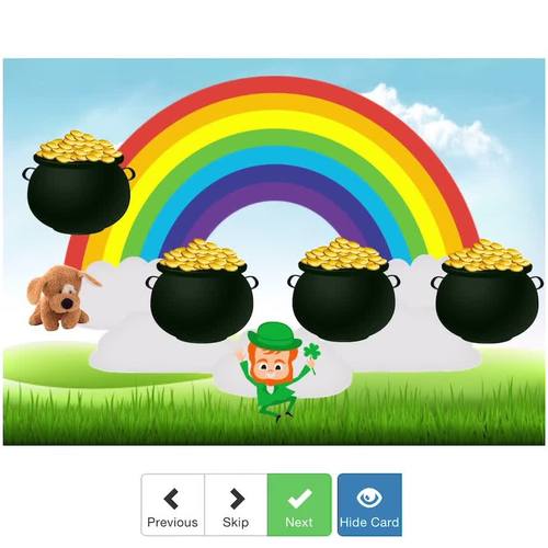 Initial D Sound St. Patrick's Day Game Articulation BOOM CARDS™ by Bri-SLP