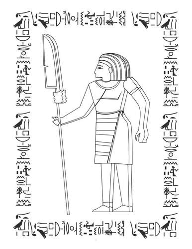 Ancient Egypt Coloring Pages | History Coloring Book | Egyptian Activities
