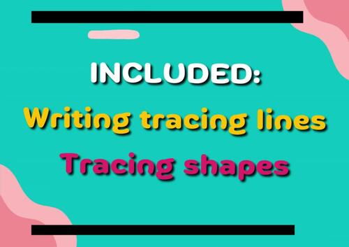 Writing lines (and shapes) center for kindergarten - cutting and ...