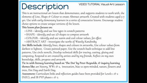 KANDINSKY Fall Trees Art Project for autumn and Dot Day guided lesson ...