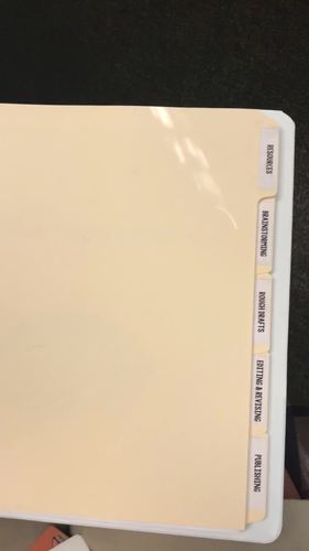 Student's Writer's Workshop Binder Cover, Spine, and Tab Labels EDITABLE