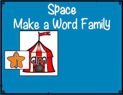 Circus Themed Make A Short Vowel Word Family Center | TPT