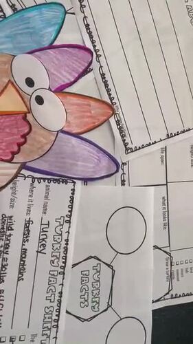 All About Fall Graphic Organizer Crafts Bundle by The Teaching Diva Corner