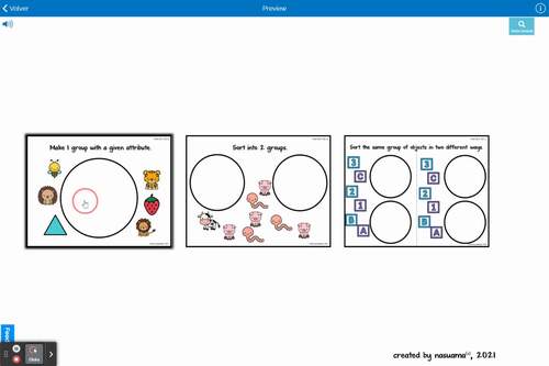 Sorting Extra Practice Math PreK Interactive Boom Cards™ by nasuama ...