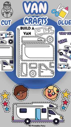 Van Craft | Vehicles and Transportation Crafts Theme Activities ...