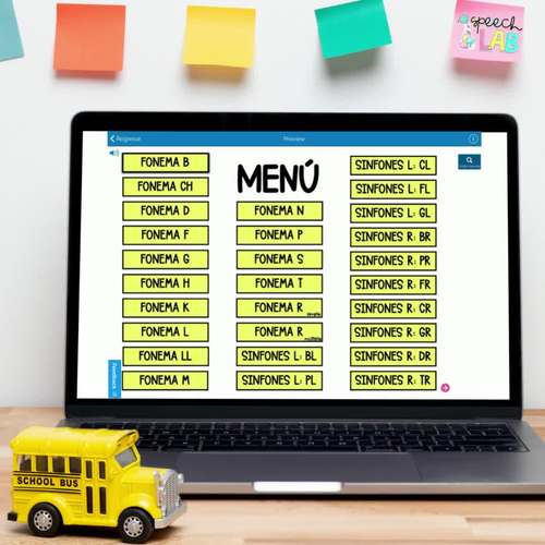 Back to School Spanish Articulation Boom Cards + Printables | Articulacion