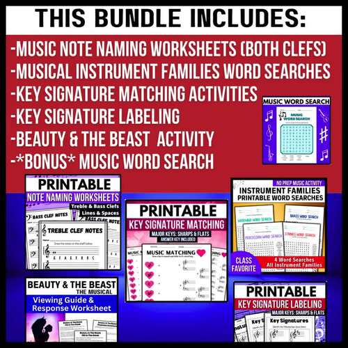 Elementary Music Sub Plans | February Music Activities | No Prep Sub Tub